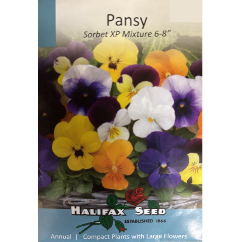 Halifax Seed Pansy Sorbet XP Mixture Pkg. – Scott's Nursery Ltd.