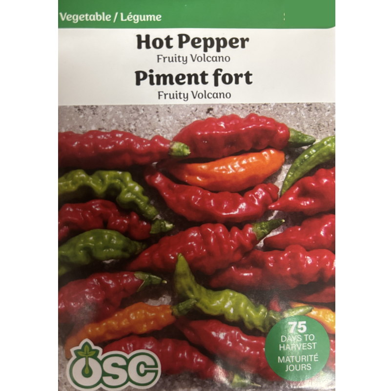 OSC Seeds Pepper Fruity Volcano Hot Pkg. – Scott's Nursery Ltd.