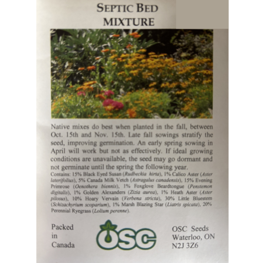 OSC Seeds Mix Septic Bed Pkg. – Scott's Nursery Ltd.