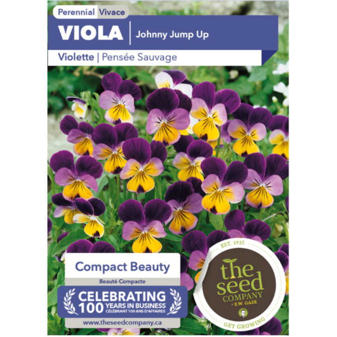 The Seed Company Viola Johnny Jump Up Pkg. – Scott's Nursery Ltd.