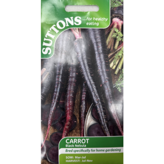 Suttons Seed Carrot Black Nebula Pkg. – Scott's Nursery Ltd.