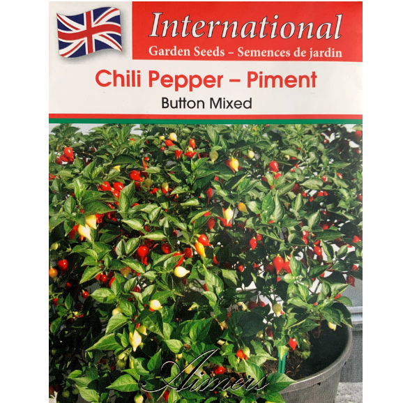 Aimers International Chili Pepper Button Mixed Pkg. – Scott's Nursery Ltd.